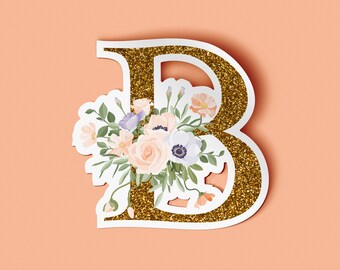 Letter B Sticker - Etsy