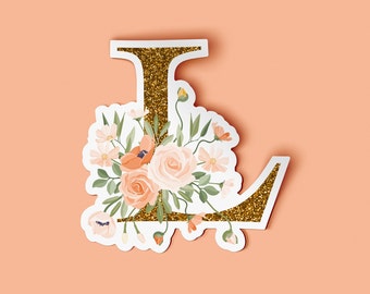 Letter L Sticker - Etsy