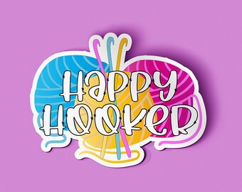 Happy Hooker Sticker - Etsy