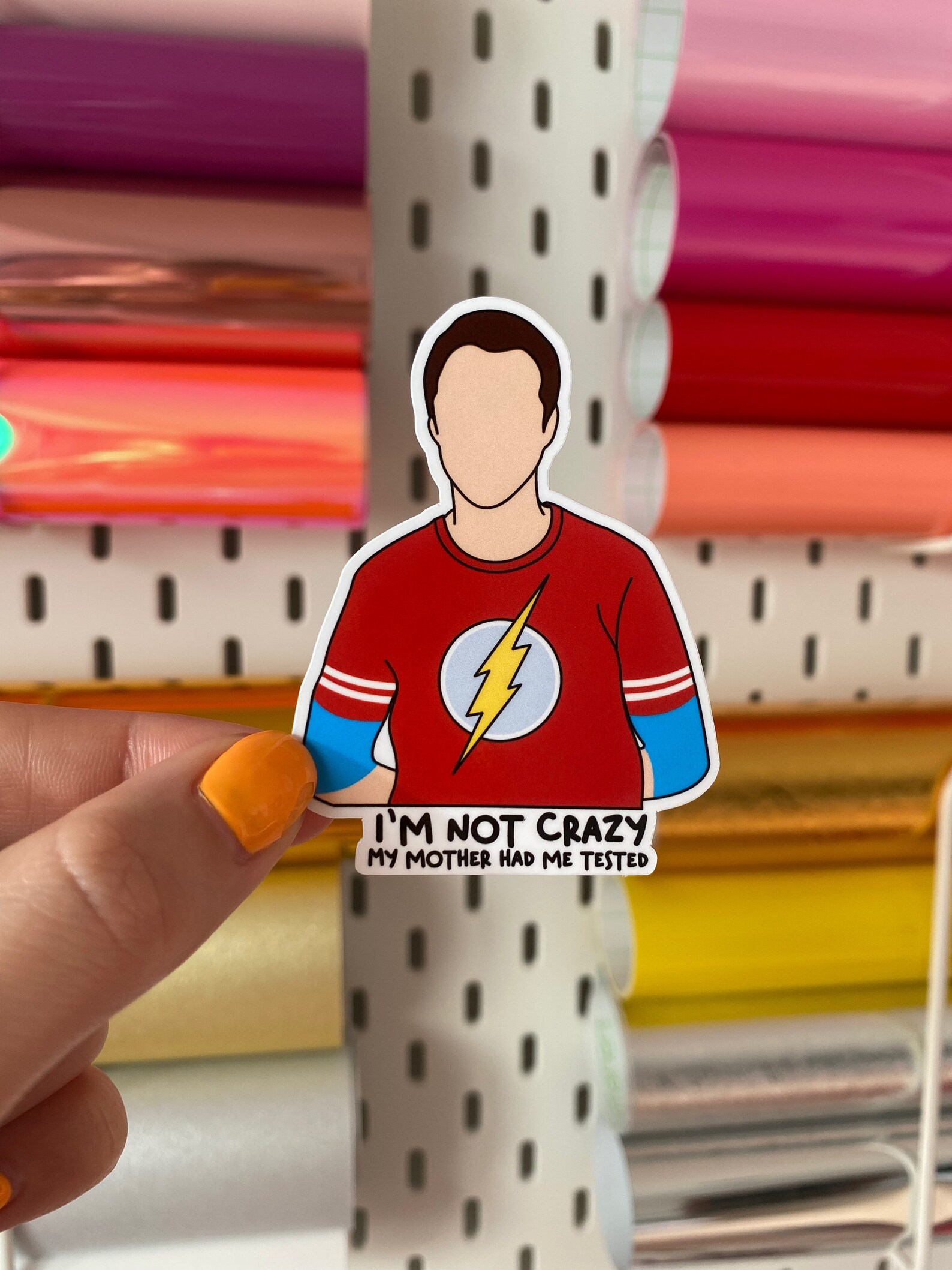 Sheldon Cooper Sticker Big Bang Theory Sticker Laptop | Etsy