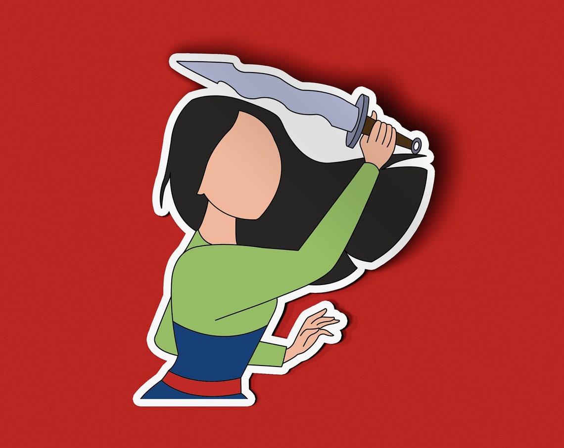 Mulan Disney Princess Sticker Mulan Disney Sticker Disney | Etsy