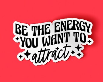 Positive Energy Sticker | Etsy