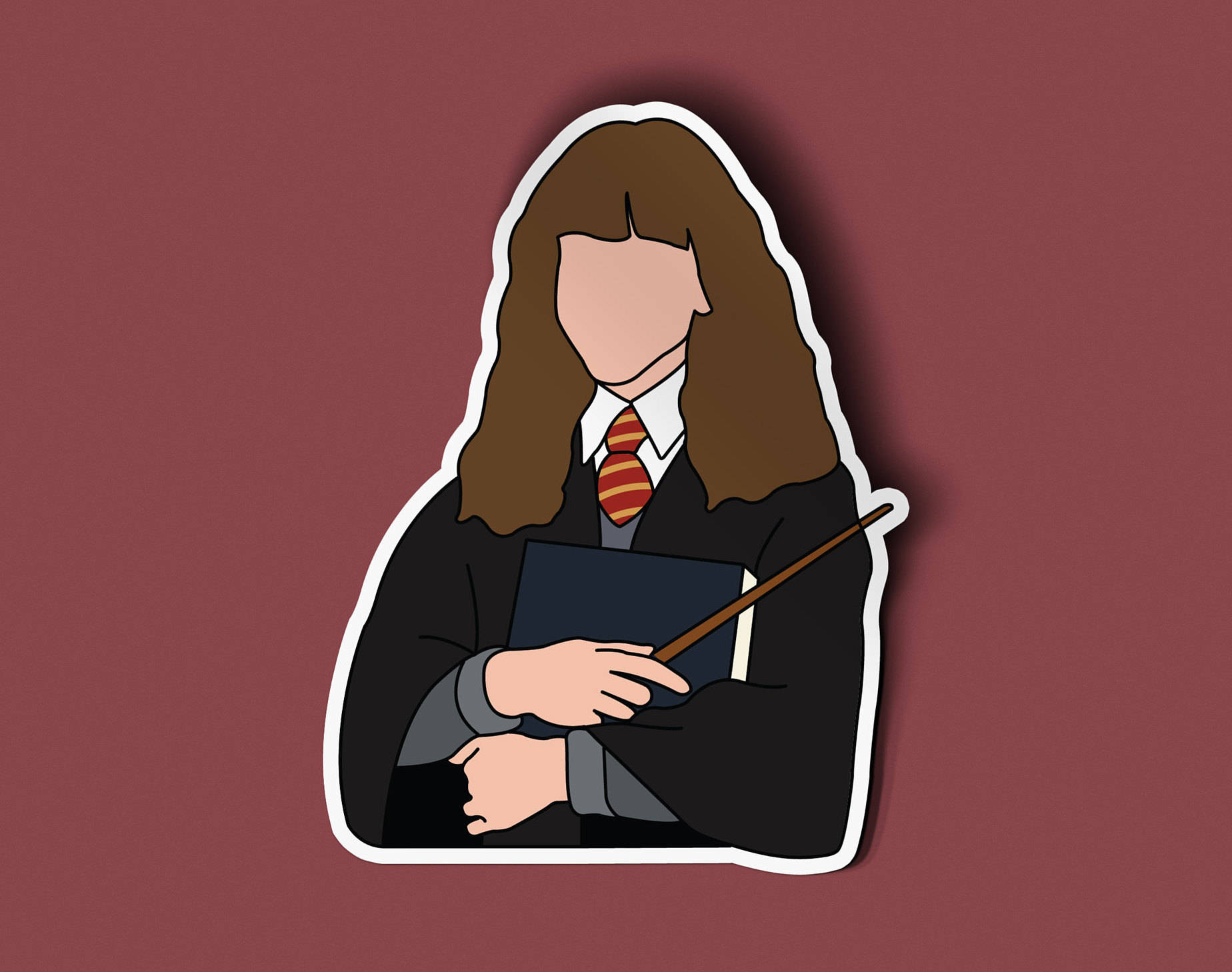 Hermione Granger Sticker Harry Potter Character Sticker | Etsy
