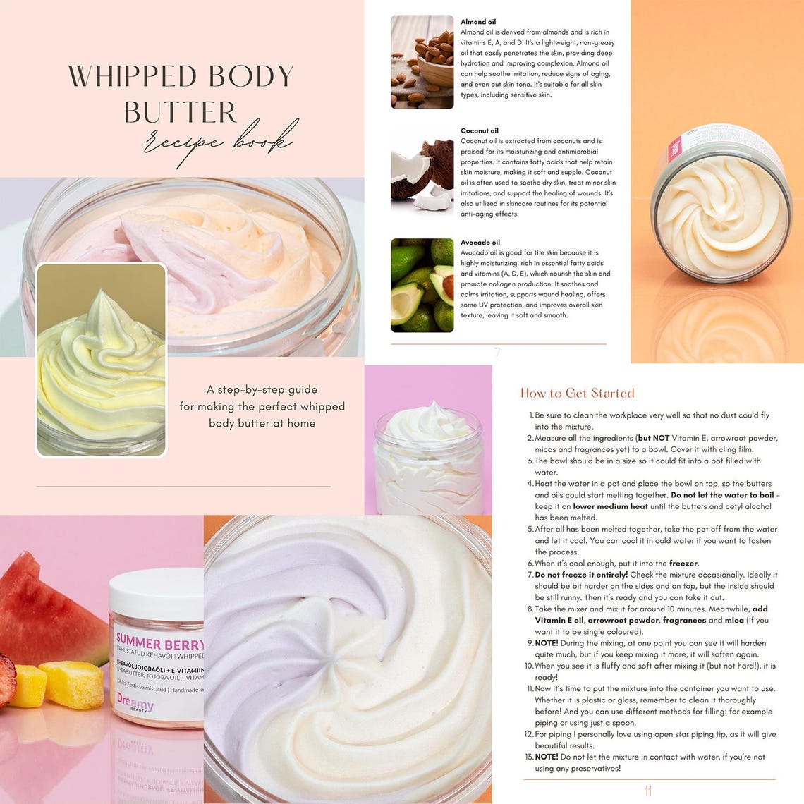 Whipped Body Butter Recipe E-book | DIY Body Butter - Etsy