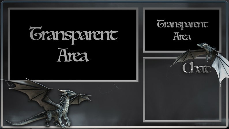 Dragon Overlay Package for Twitch Streaming on OBS and SLOBS - Etsy