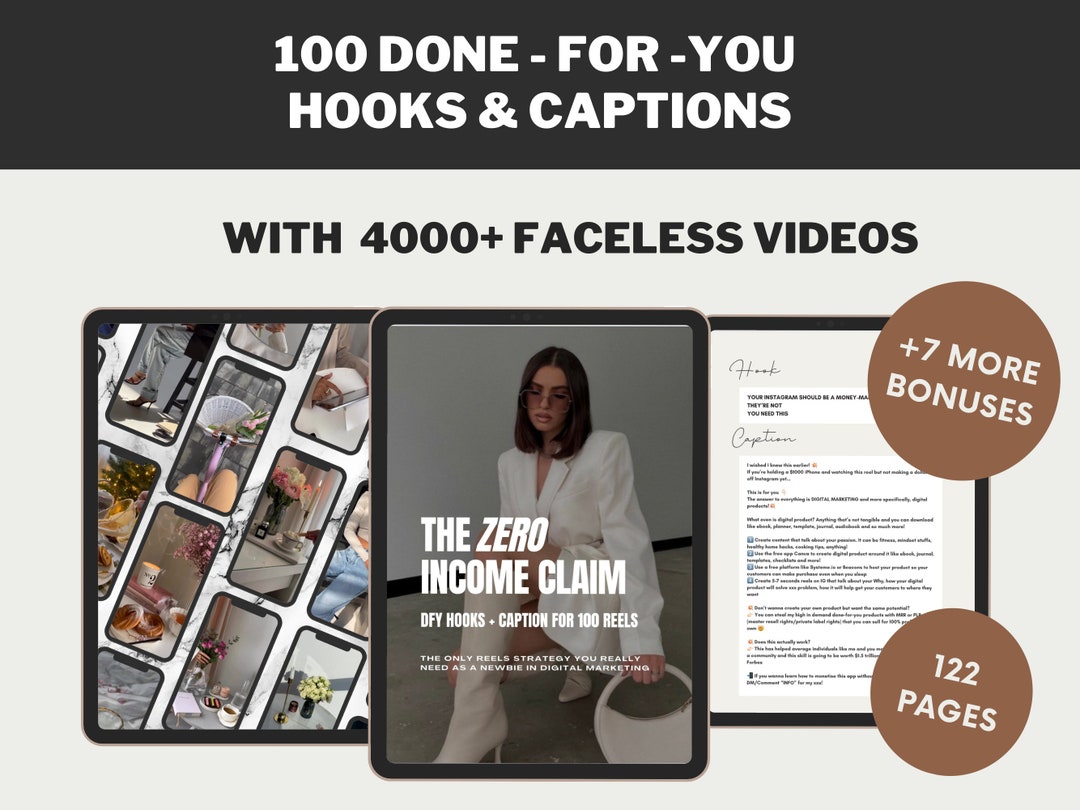 The Zero Income Claim Guide Done for You Hooks With Captions the Zero ...