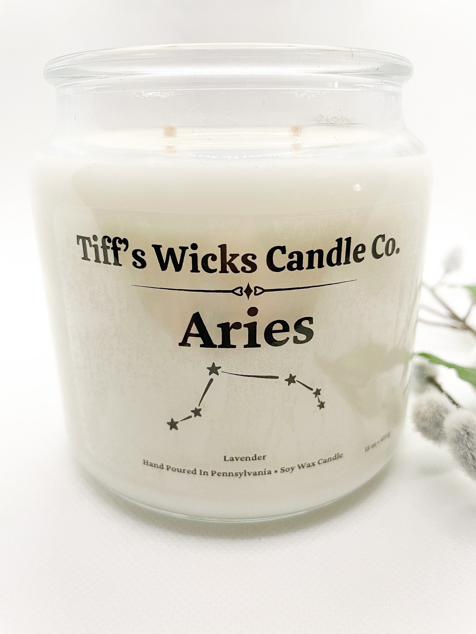 Aries Candle Zodiac Candle Handmade Candle Astrology Gift Best - Etsy