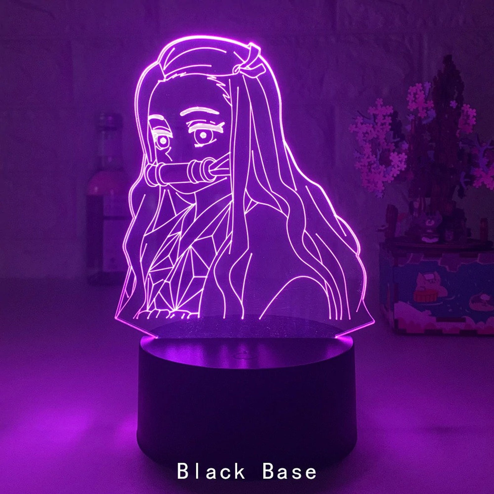 Anime Light Led 3D Lamp Anime Figure Touch Sensor Nightlight | Etsy