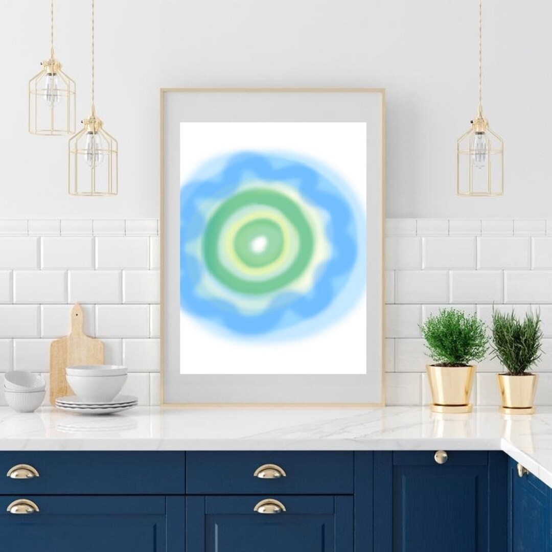 Rysunek Painting PRINT Image FANGORA Modern Wall Living Room Room Wall ...