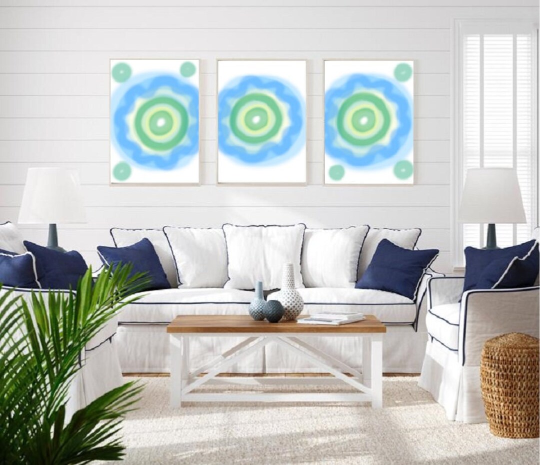 Rysunek Painting PRINT Image FANGORA Modern Wall Living Room Room Wall ...