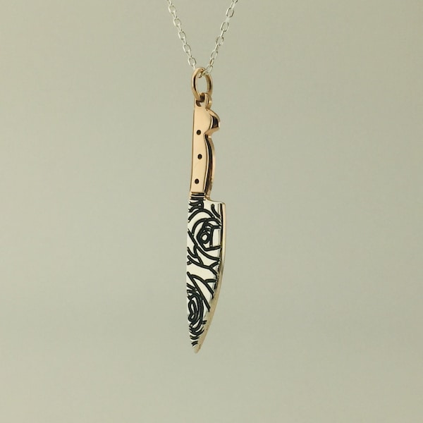 Knife Necklace - Etsy