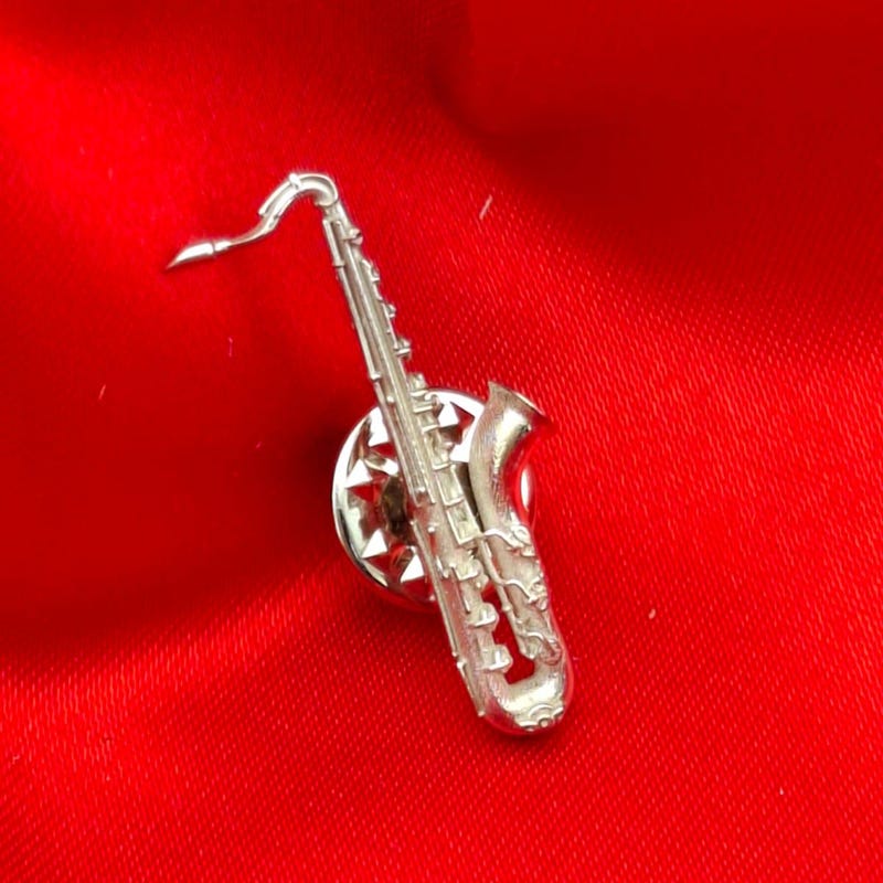Saxophone Brooch - Etsy
