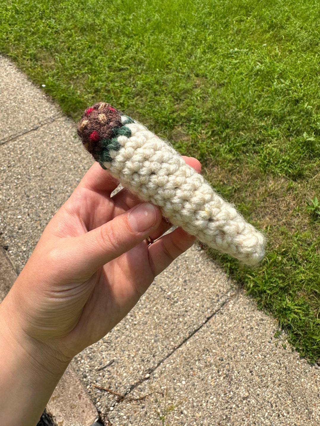 Doobie Blunt Joint Crochet Cat Toy Catnip Filled Gag Gift - Etsy