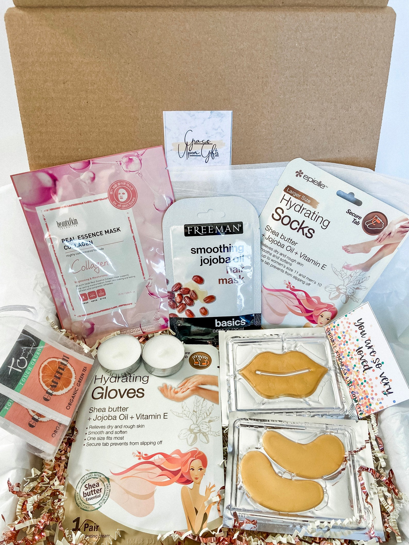 Spa Skin Care Gift Pamper Box Self Care Package Hamper | Etsy