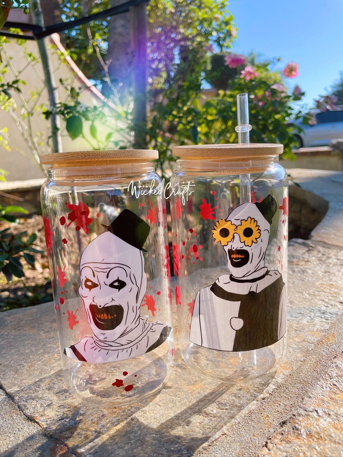 Horror Clown Glass | Horror Icon, Horror Fan, Scary Movie, Clowns ...