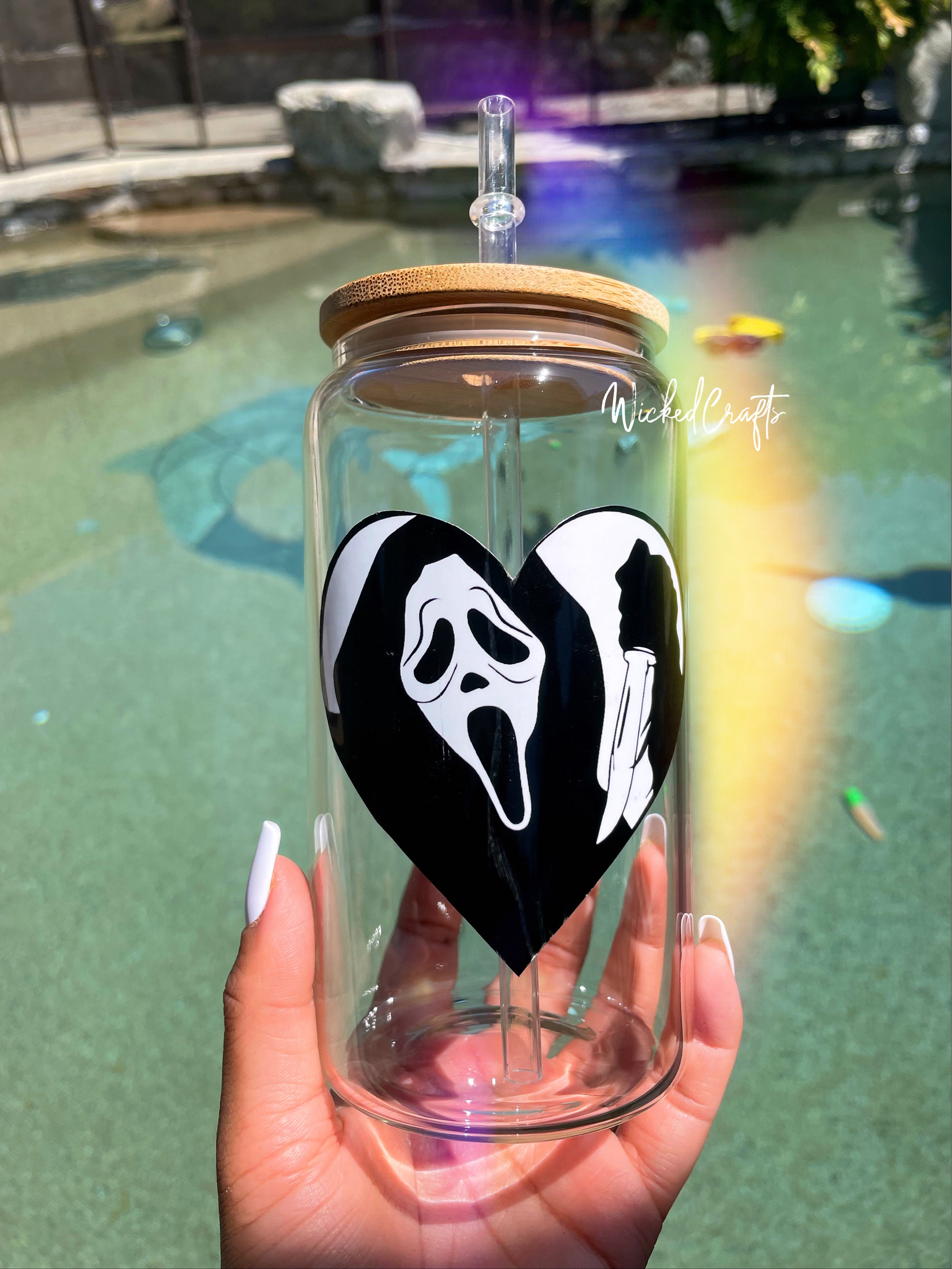 Scream Heart Horror Glass Can Scream Hearts, Scream Love, Halloween ...