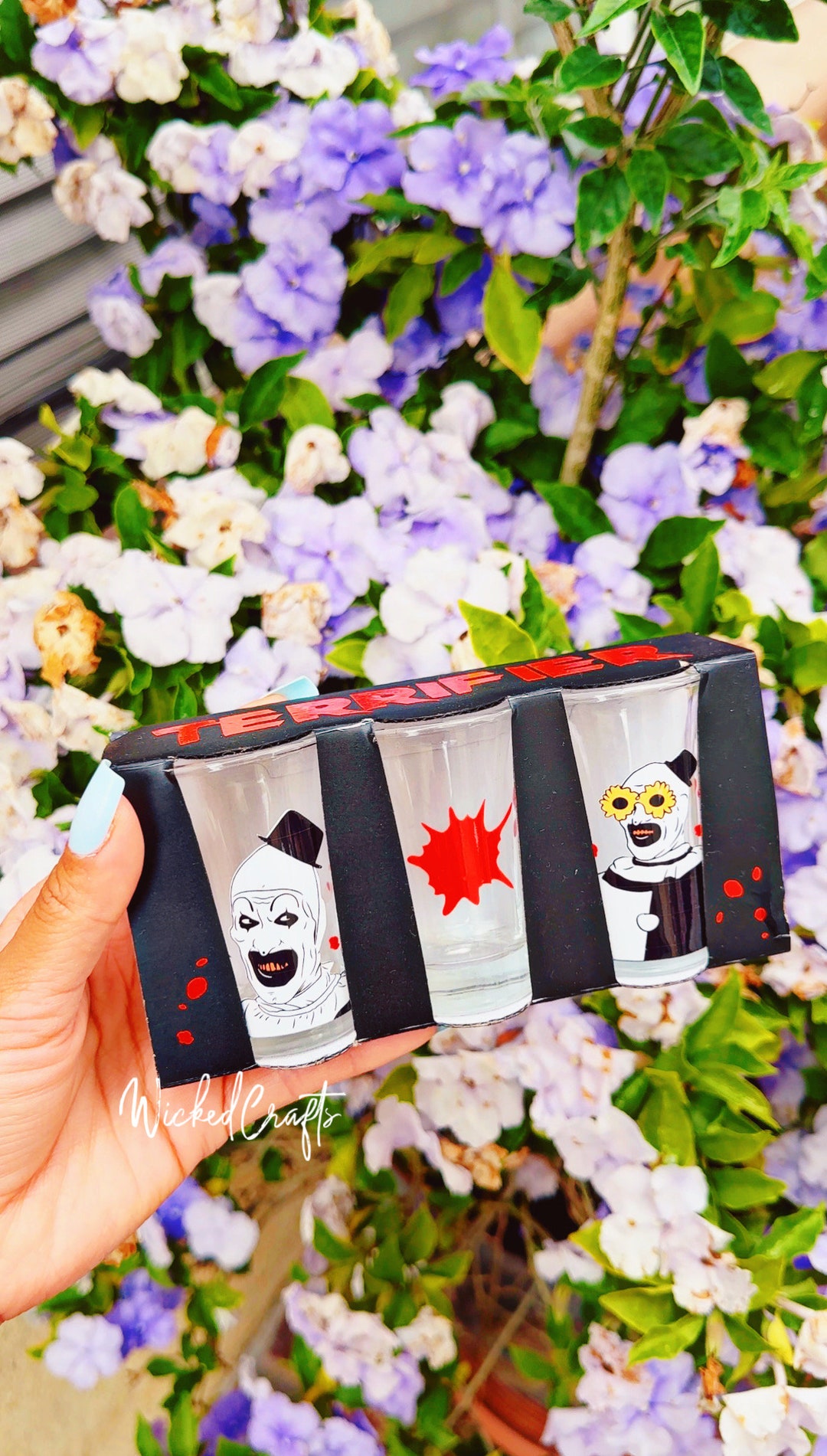 Horror Clown 3PC Shot Glass Set | Horror Icon, Horror Fan, Scary Movie ...