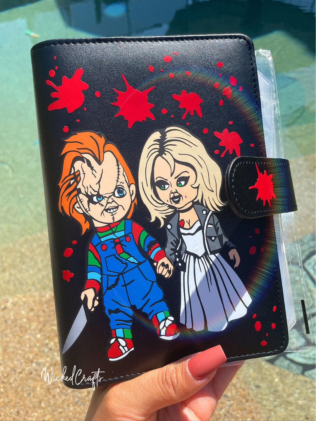 Chucky & Tiffany Budget Binder | Cash Book, Budget Book, Horror, Scary ...