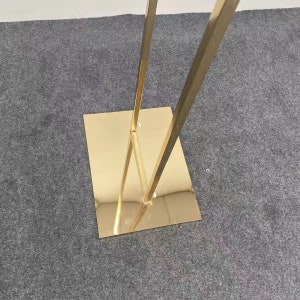 6.6ft Shiny Gold Metal Frame Wedding Arch Backdrop , Rectangular ...