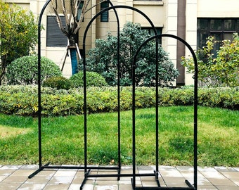 3 Pcs Wedding Party Arch Decor Metal Floral Archway Ceremony | Etsy