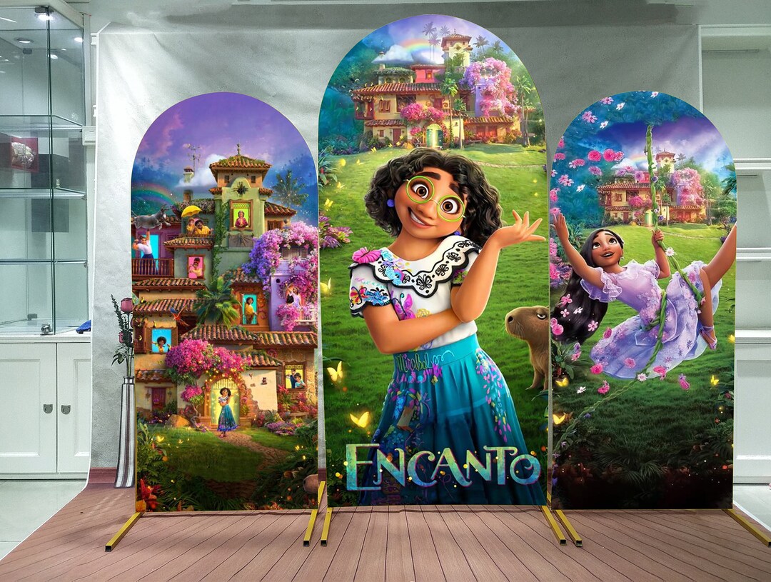 Custom Cartoon Theme Party Backdrop for Kids ,personalized Arched ...