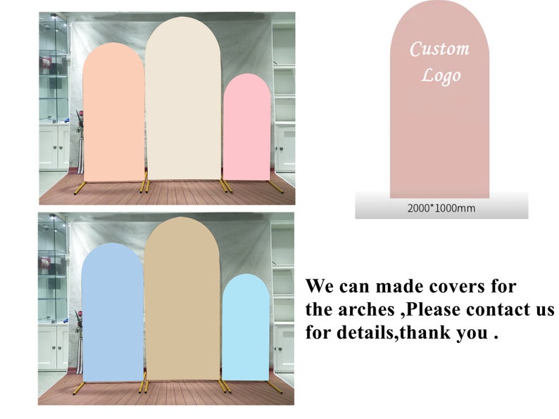 Personalized Arch Covers metal Arches Backdrop Arch Stand | Etsy