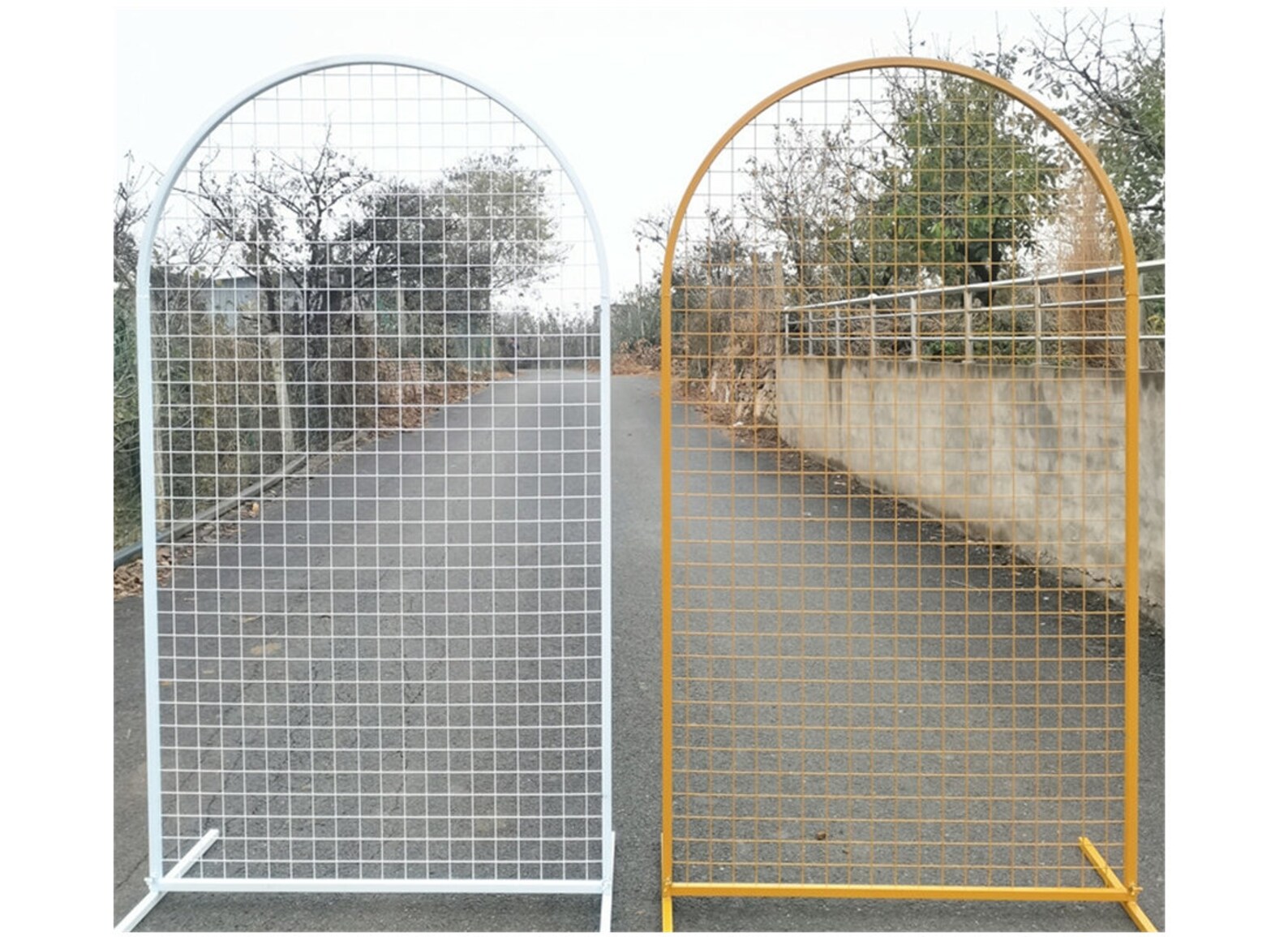 Metal Grid Arch Backdrop for Wedding Party Wedding Grid Door - Etsy