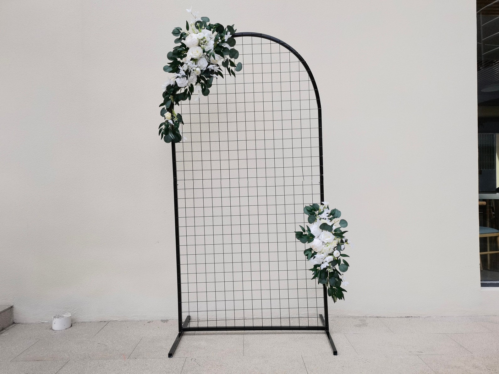 Metal Grid Arch Backdrop for Wedding Party Wedding Grid Door - Etsy
