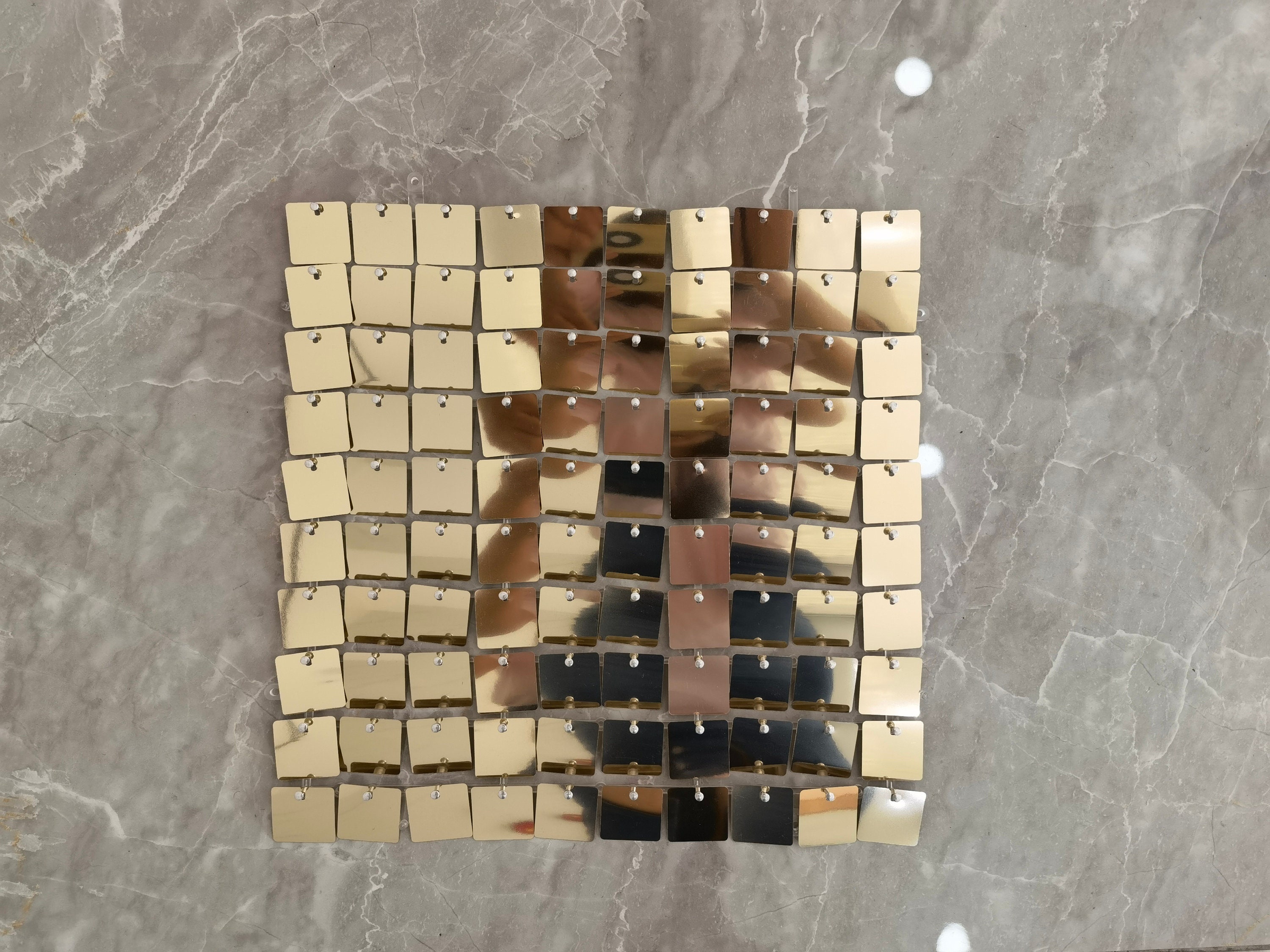 Light Gold Square Sequin Shimmer Panels Shimmer Wall Backdrop - Etsy