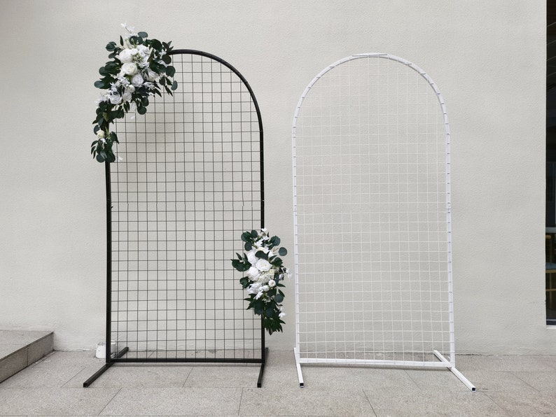 Metal Grid Arch Backdrop for Wedding Party Wedding Grid Door - Etsy
