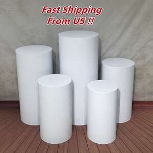 Round Metal Plinths Pedestal Party Backdrop Stand Columns - Etsy