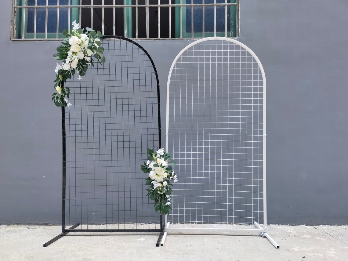 Grid Arch Backdrop for Wedding Party Wedding Metal Mesh Props | Etsy