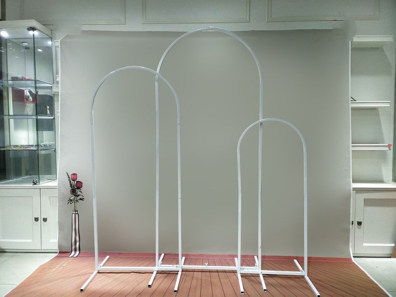 3 Pcs Wedding Party Arch Decor Metal Floral Archway Ceremony - Etsy