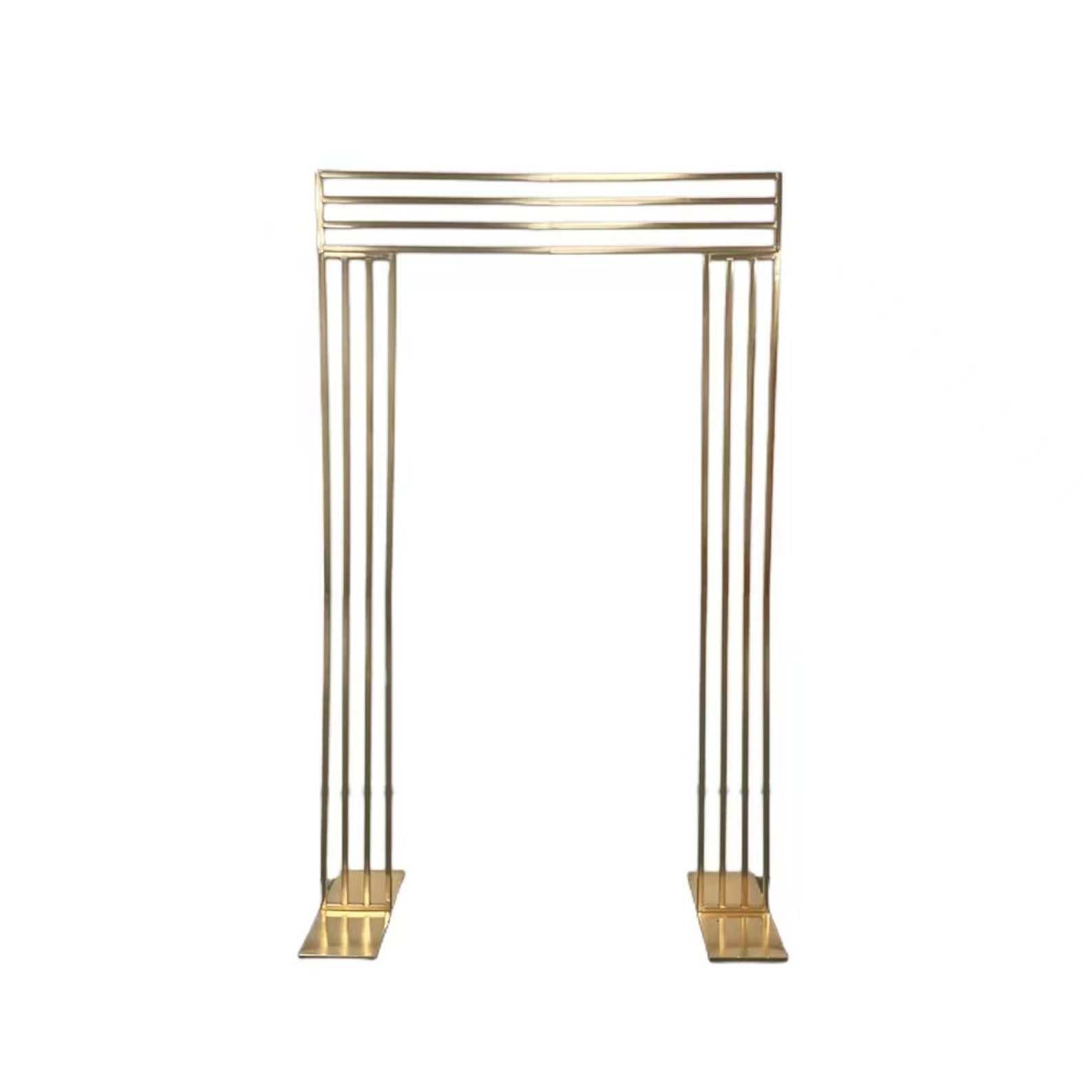 Golden Wedding Arch Backdrop Wedding Backdrops Metal Arch Ceremony ...