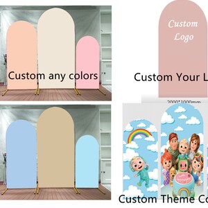 Personalized Arch Covers Metal Arches Stands Backdrop Arch - Etsy