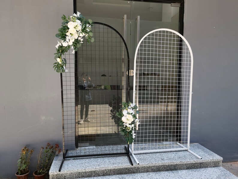 Grid Arch Backdrop for Wedding Party Wedding Metal Mesh Props | Etsy