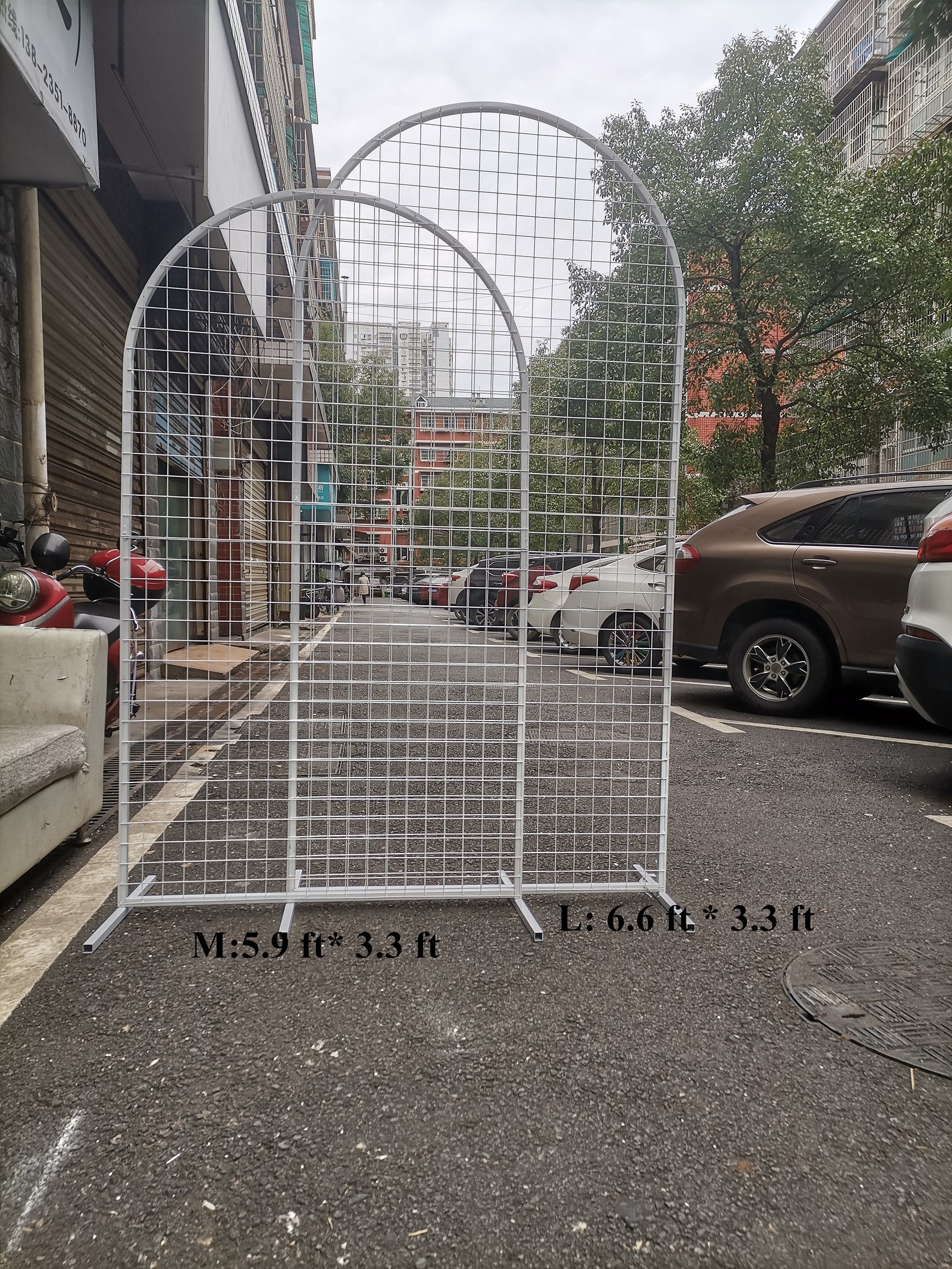 Metal Grid Arch Backdrop for Wedding Party Wedding Grid Door - Etsy