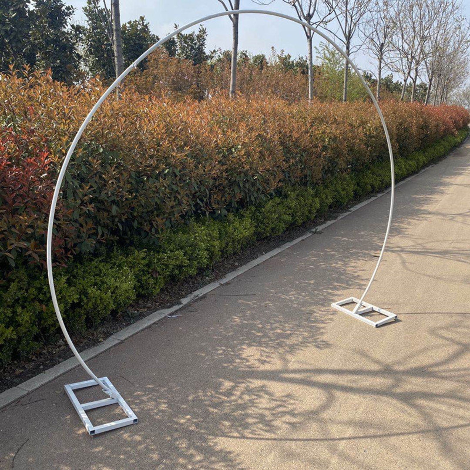 Large Wedding Party Arch Metal Balloons Arch Ceremony Arch Etsy