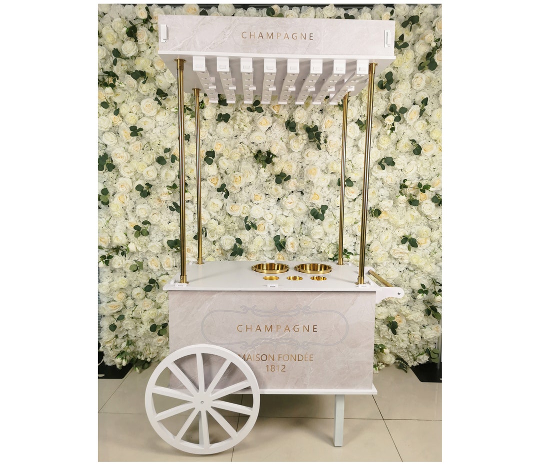 Premium Champagne Party Cart Customized Cart Wedding Decor Engagement ...