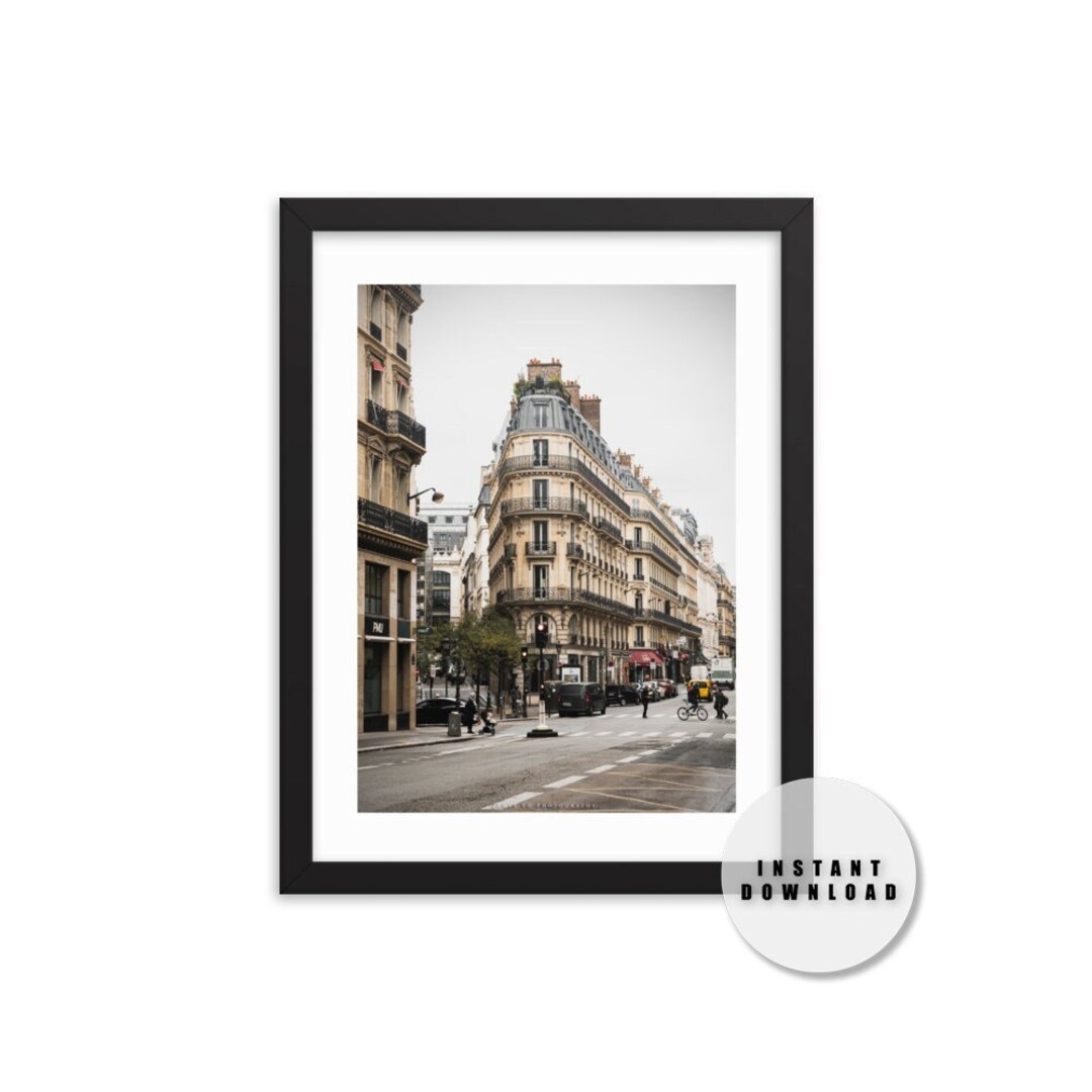 Paris Building Photography Instant Download Photography - Etsy