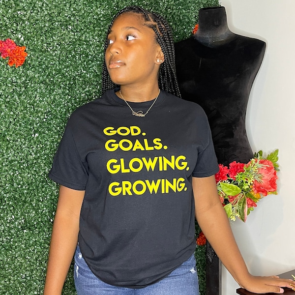 God Goals and Glowing - Etsy