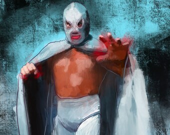 El Santo Art - Etsy