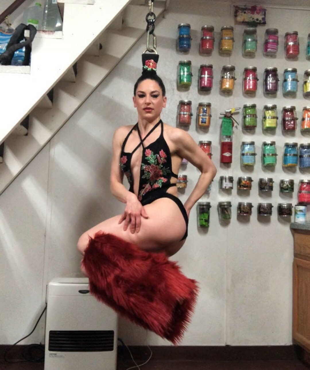 Faux Fur Leg Warmers Boot Covers Furries Exotic Dancewear Clubwear Soft 3293