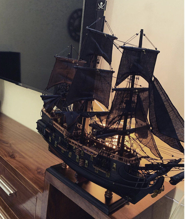 Buy Black Pearl Model Ship Wooden Model Ship Black Pearl Wooden Online ...