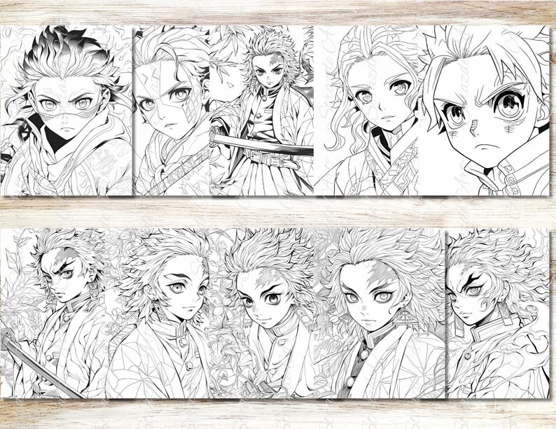 Demon Slayer: Coloring Book Full of Charming Demon Slayers for ...