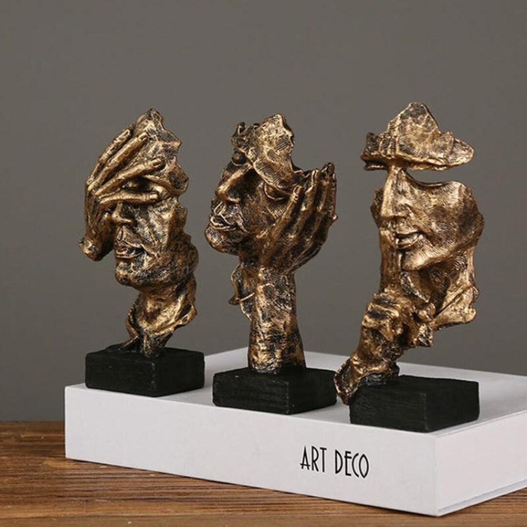 Mini Character Statue/abstract Thinker Sculpture/tabletop - Etsy