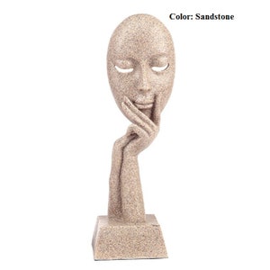 Lady Mask Sculpture Modern Human Desk Figurine Figure - Etsy