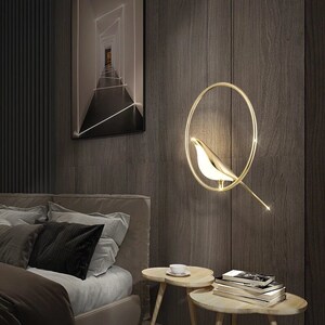Creativity Bird Led Light/wall,table Lamp Home/decorative Night ...