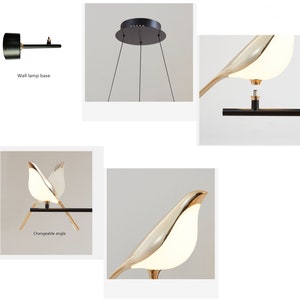 Creativity Bird Led Light/wall,table Lamp Home/decorative Night ...