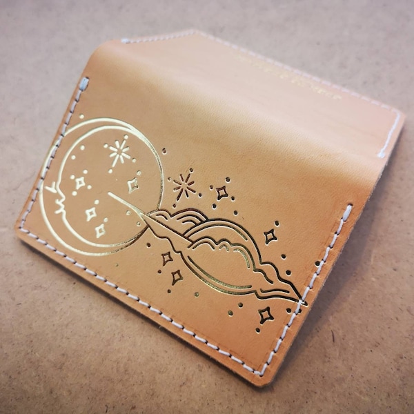 Leather Moon Clip Holder - Etsy
